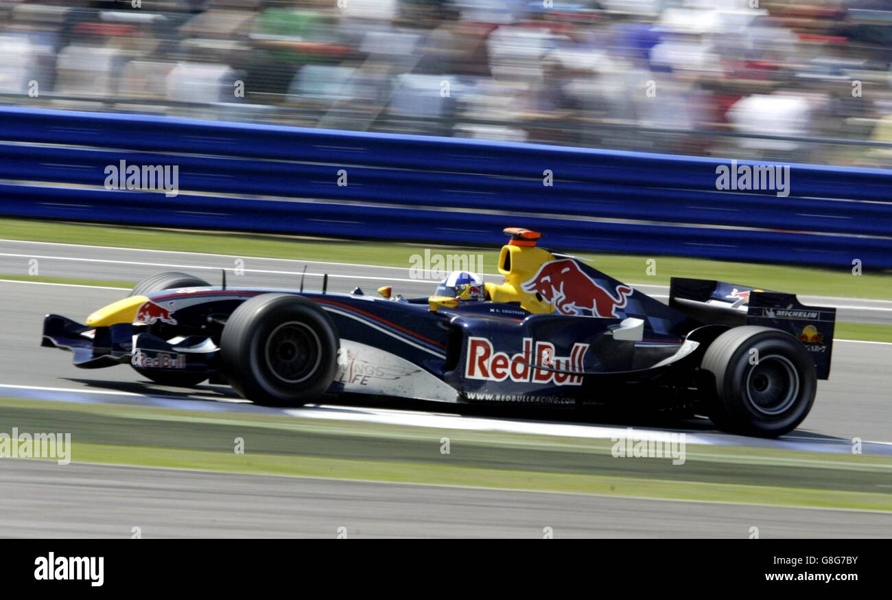 Great Britain's David Coulthard drives his Red Bull Racing through ...