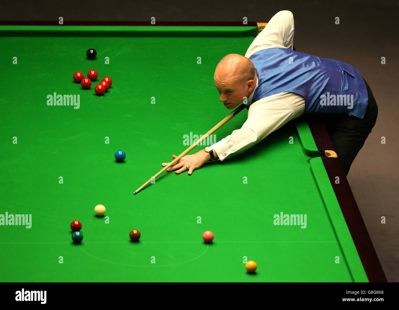 Peter Ebdon during his match with Stuart Bingham during day six of the ...