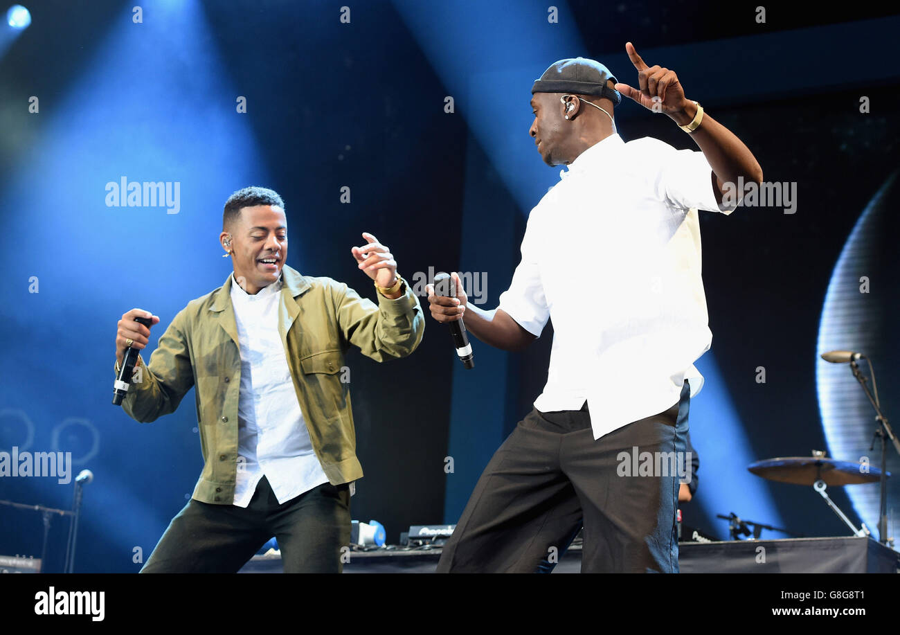 Kahouly Nicolay Sereba (left) and Vincent Dery of Nico & Vinz ...