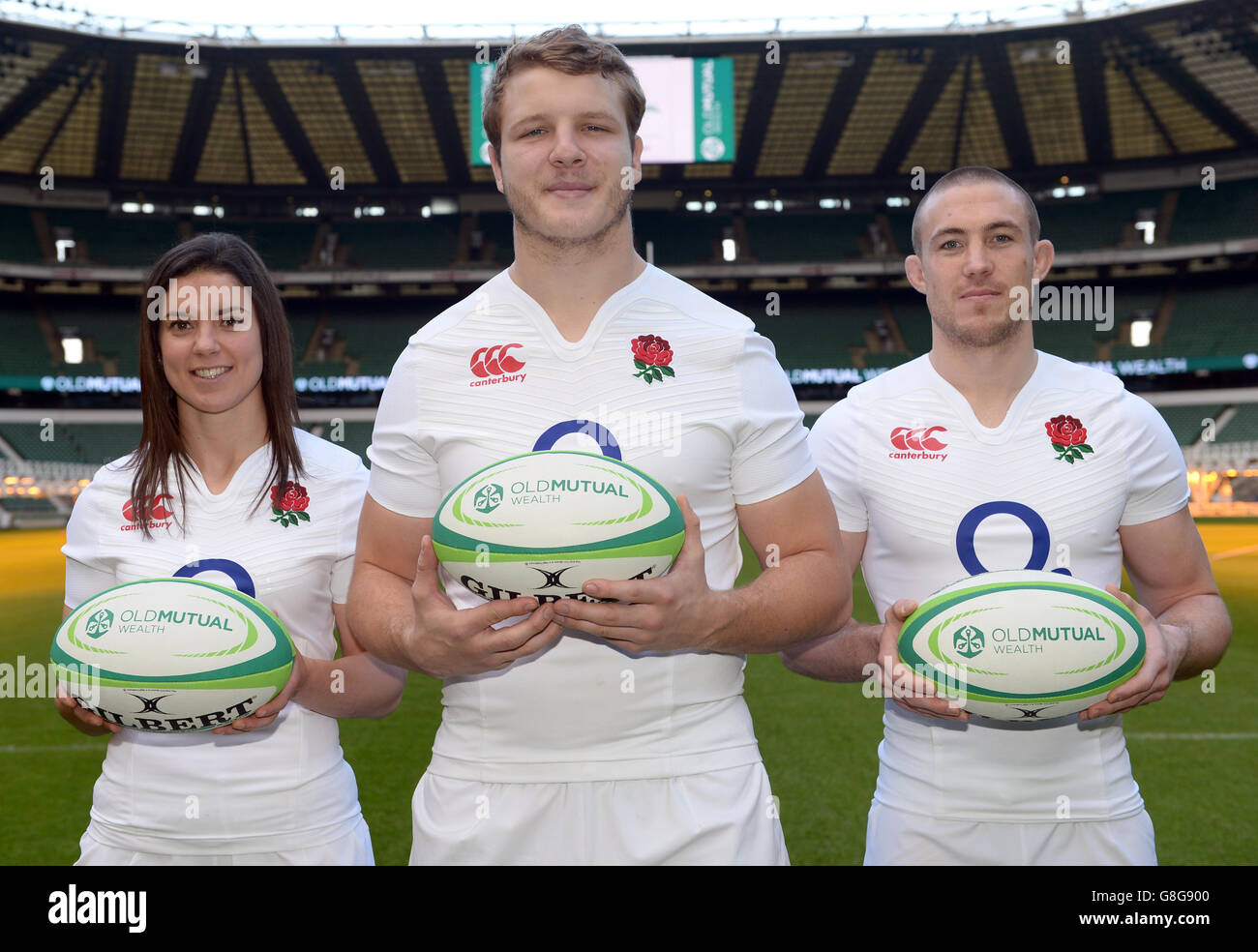 England 2016 Fixtures Launch - Twickenham Stadium Stock Photo - Alamy