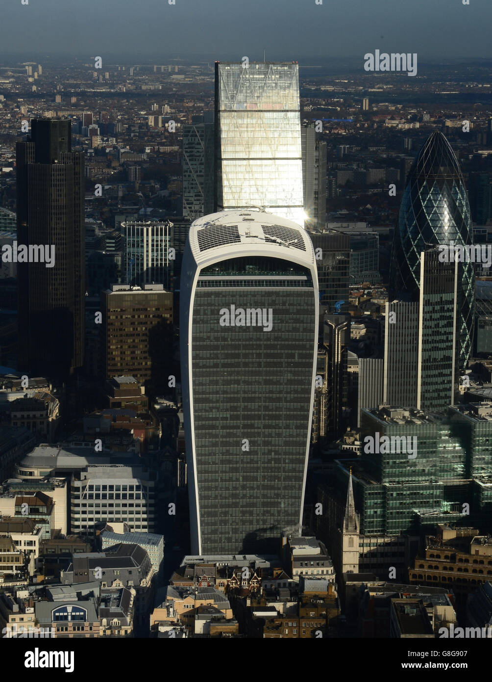 City Views from The Shard - London Stock Photo - Alamy