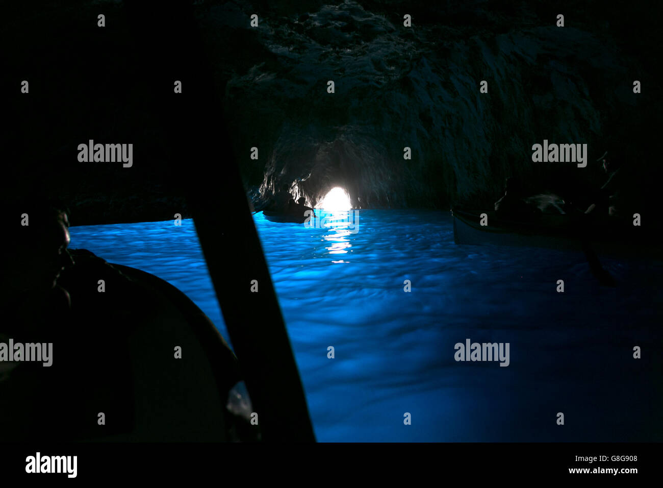 Blue grotto of capri hi-res stock photography and images - Alamy