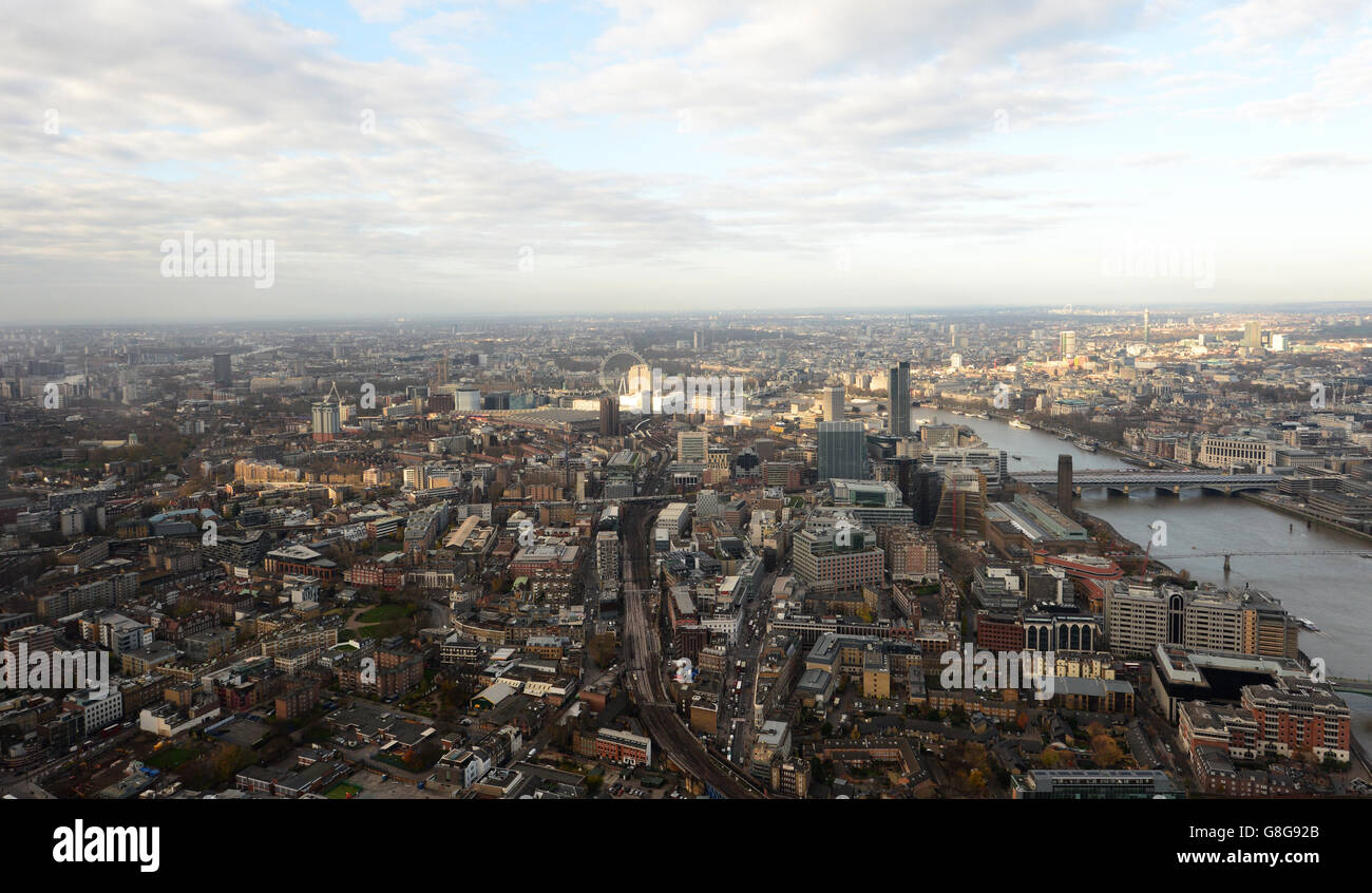 City Views from The Shard - London Stock Photo - Alamy