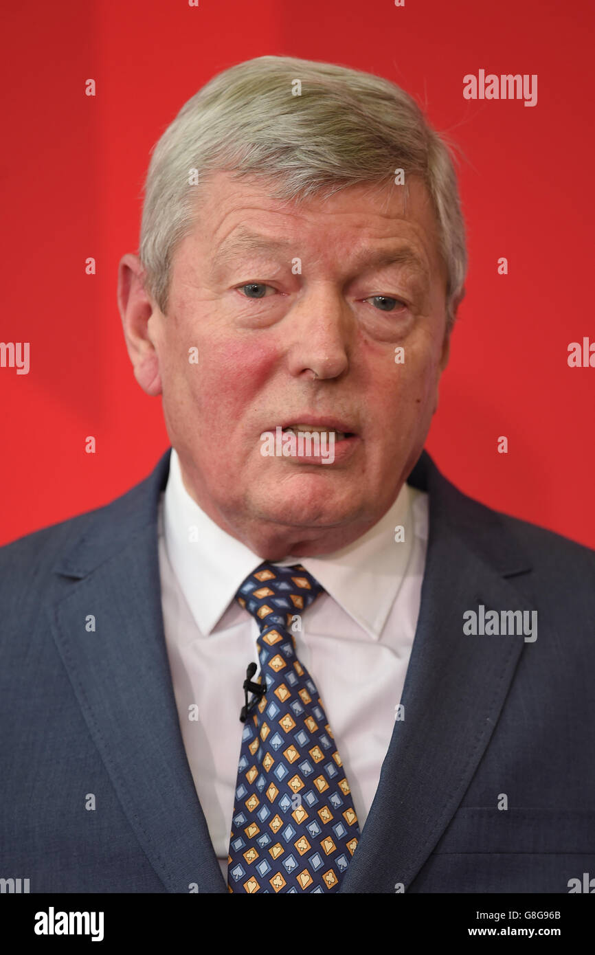 Alan Johnson MP launches the Labour In for Britain Campaign, Labour's ...