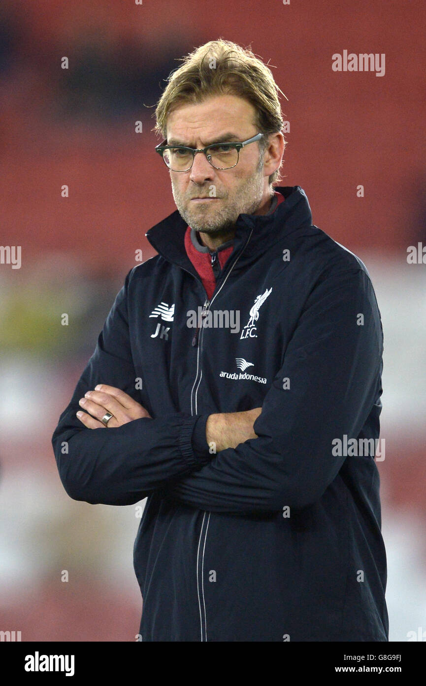 Liverpool manager Jurgen Klopp during the Capital One Cup, Quarter ...
