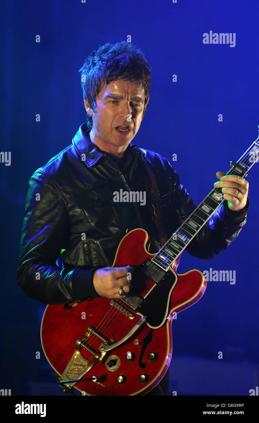EDITORIAL USE ONLY Noel Gallagher's High Flying Birds performing live ...