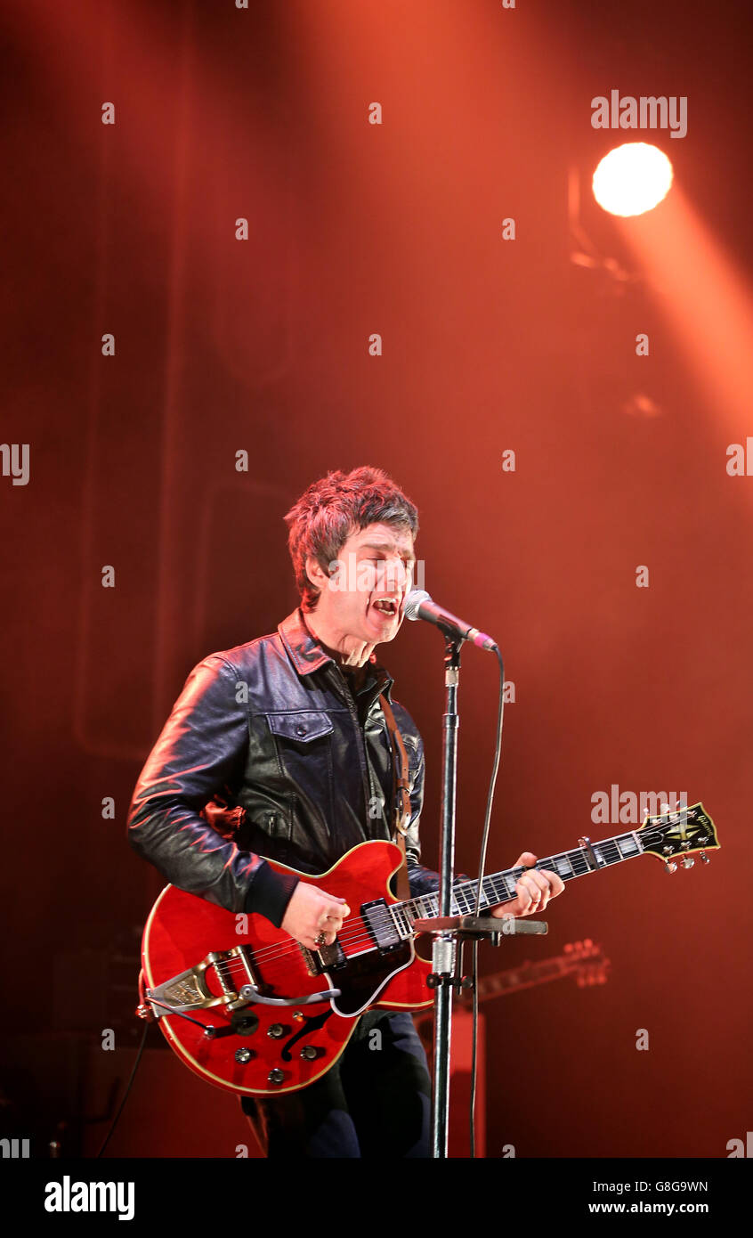 EDITORIAL USE ONLY Noel Gallagher's High Flying Birds performing live ...
