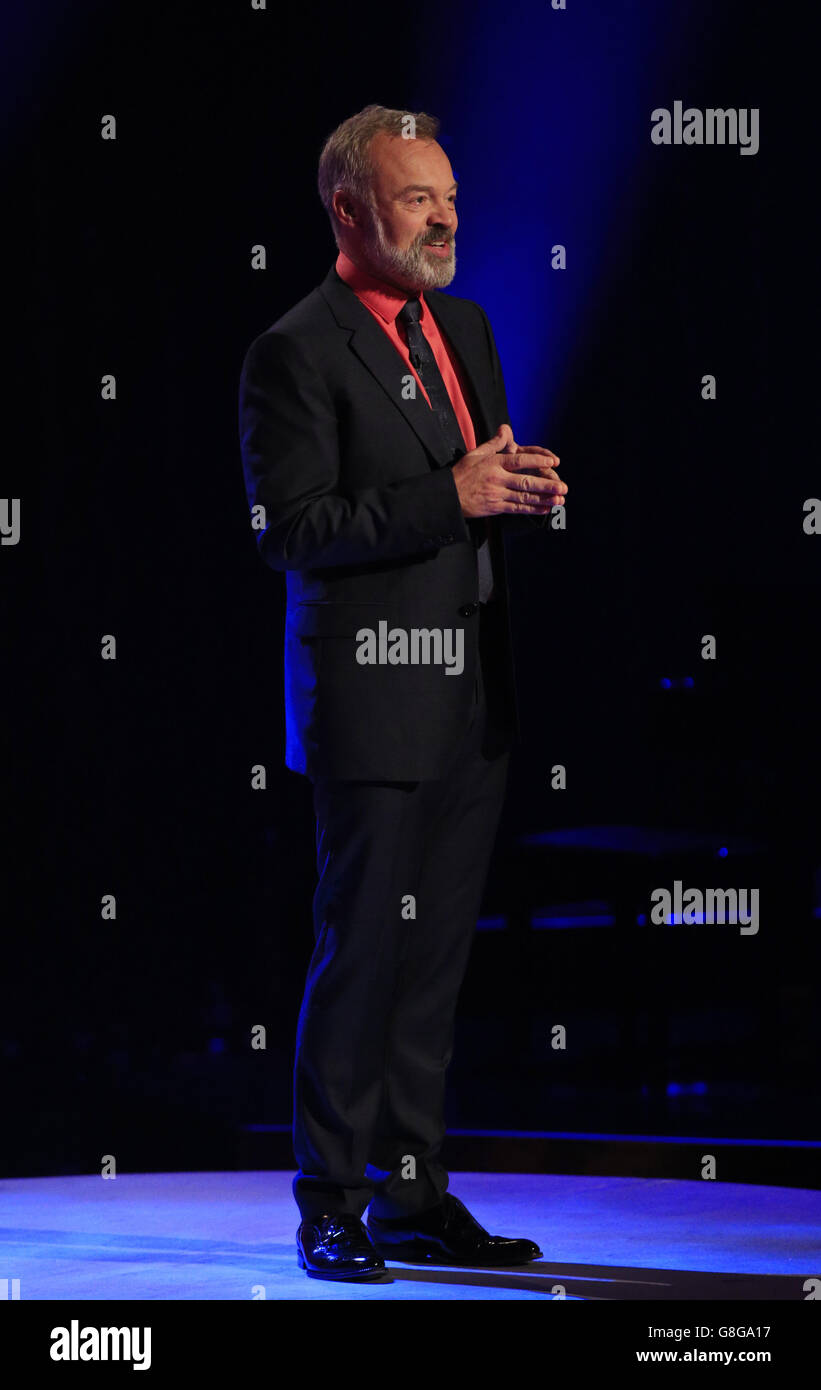 Graham Norton during filming of the Graham Norton Show at The London ...