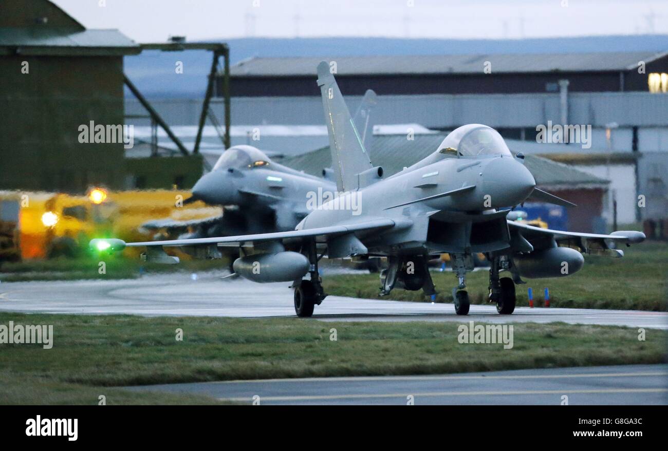 Raf typhoon take off hi-res stock photography and images - Alamy