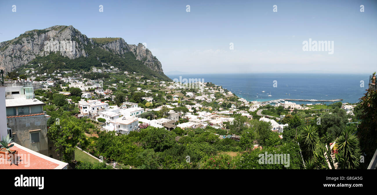 Capri panoramic hi-res stock photography and images - Alamy