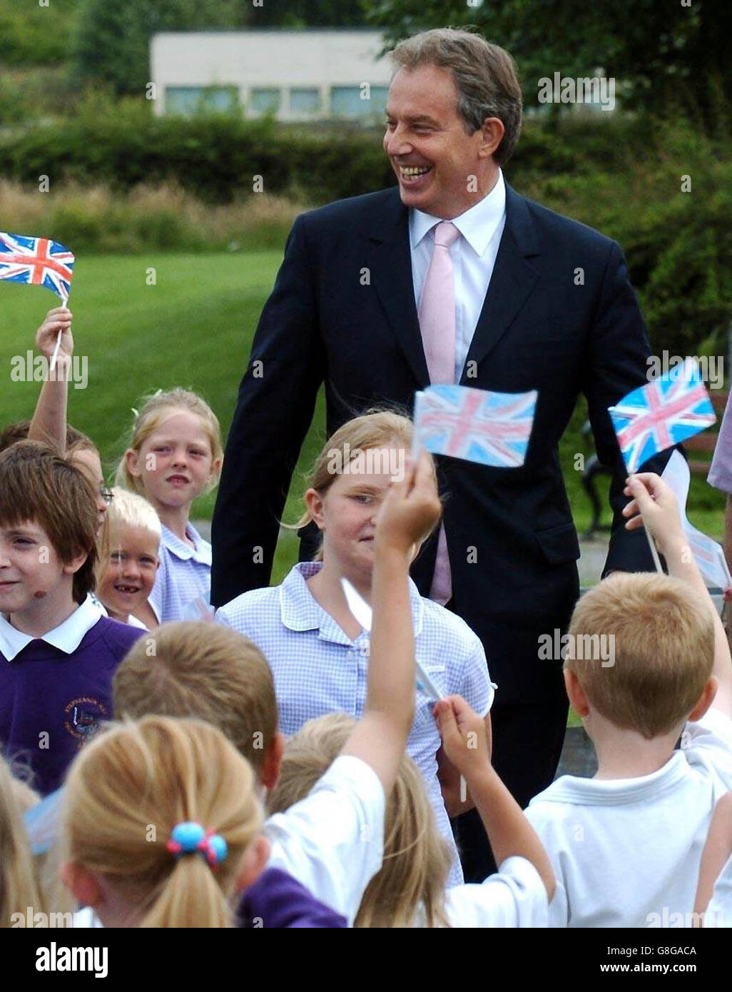 Blair Stephenson Way Primary School Visit Stock Photo - Alamy