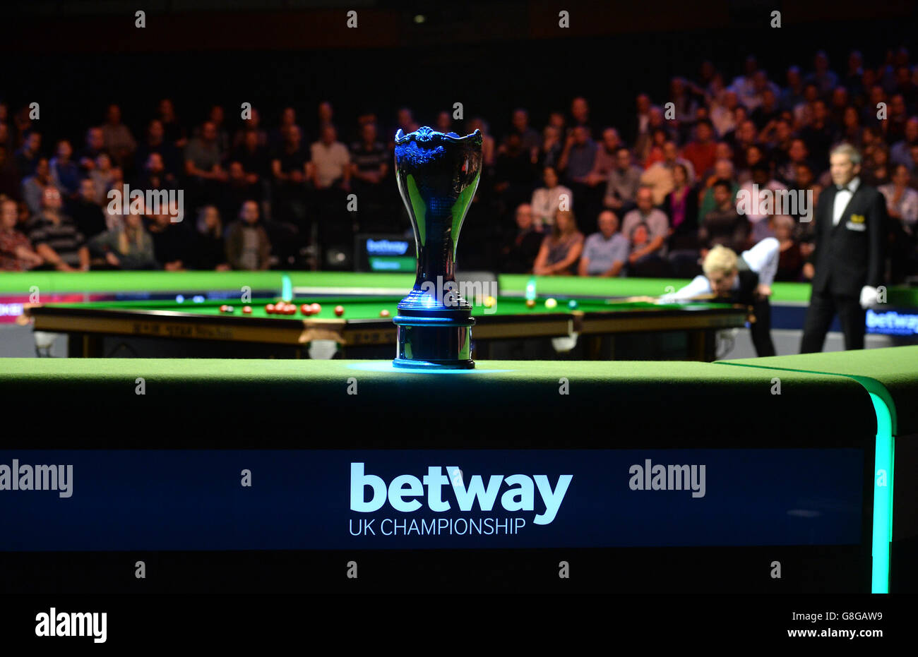 Betway UK Snooker Championship - Day Twelve - York Barbican Stock Photo ...