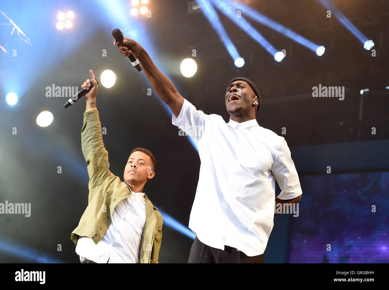 Kahouly Nicolay Sereba (left) and Vincent Dery of Nico & Vinz ...