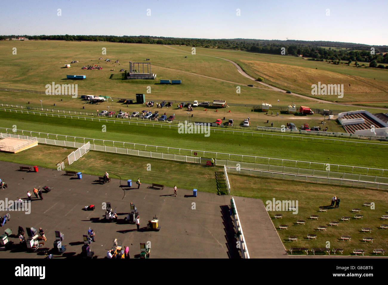 Horse Racing - Epsom Live - Epsom Downs Racecourse Stock Photo - Alamy