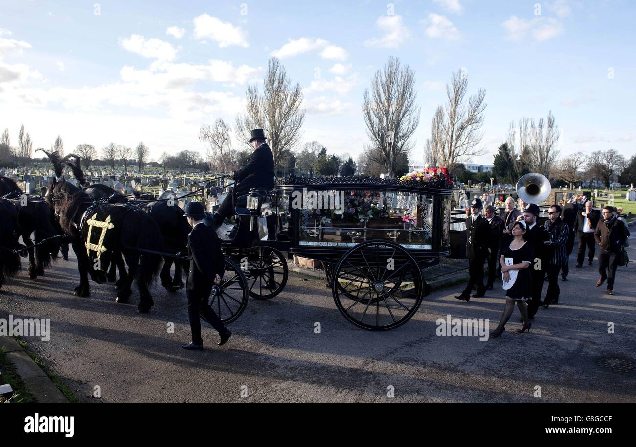 Took place south london cemetery crematorium in mitcham hi-res stock ...