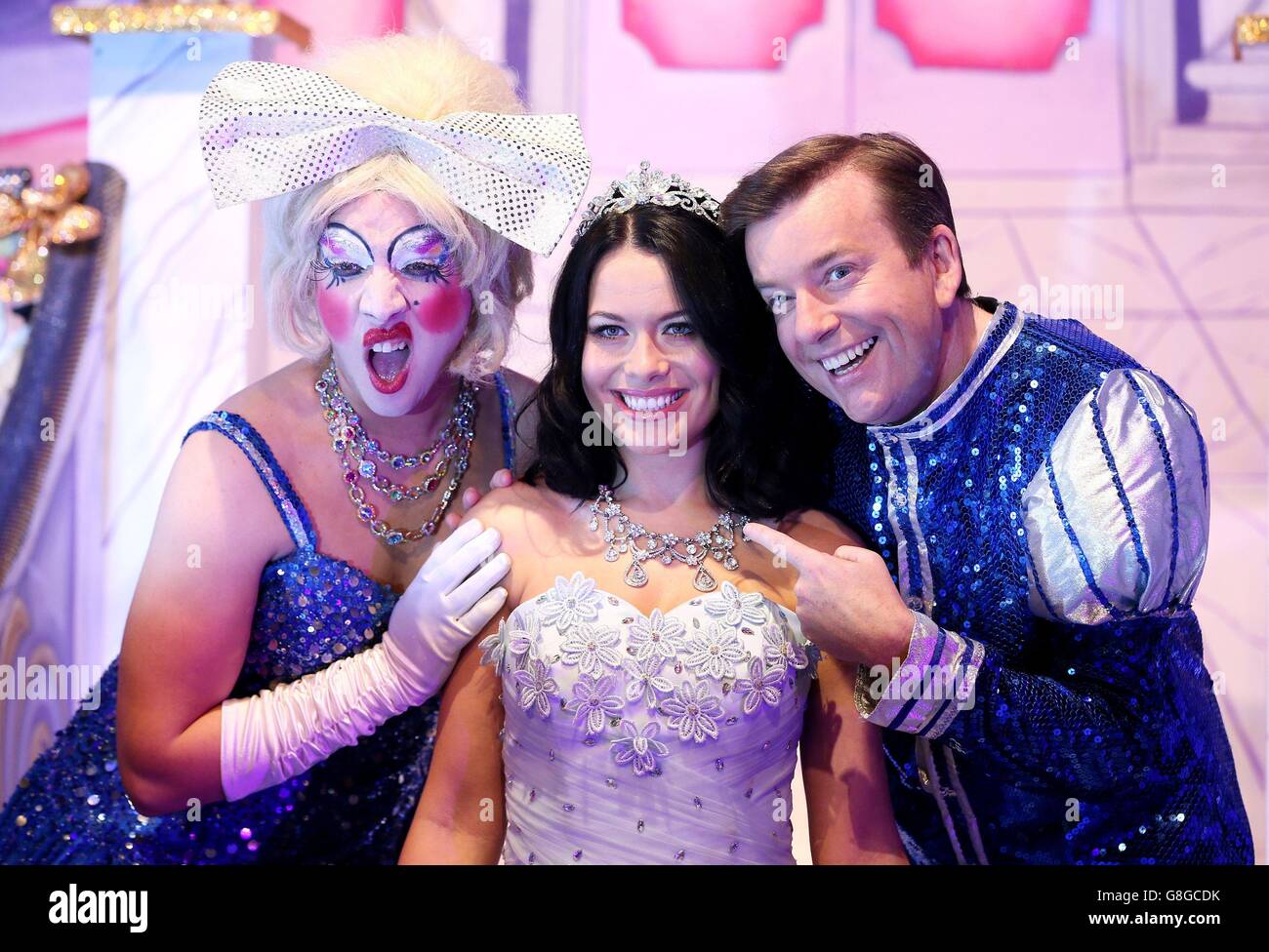 (from left) Rob Murphy who plays Buffy, Michelle McGrath Belle and Alan ...