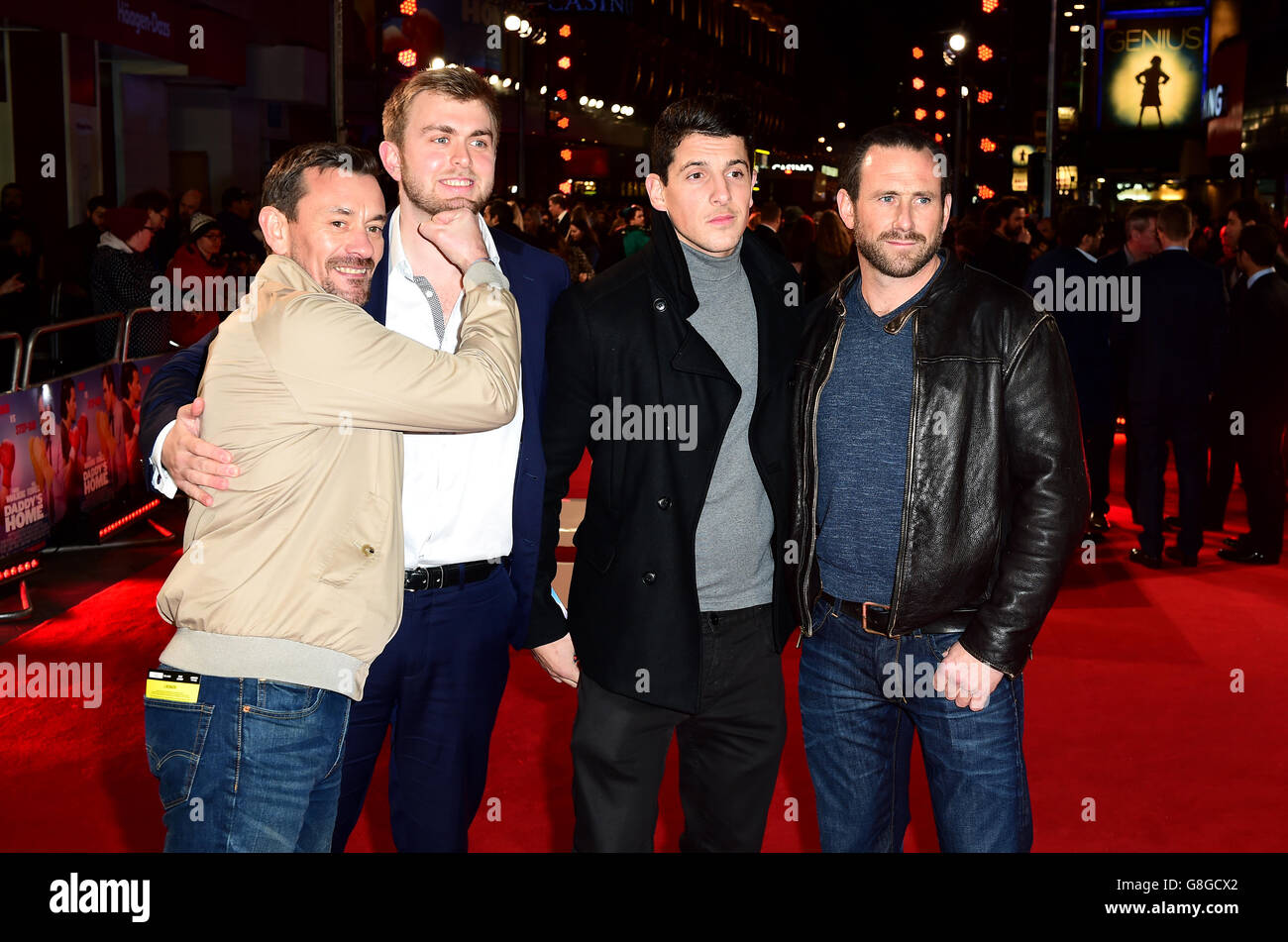 Jason 'Foxy" Fox (right) and Ollie Ollerton (left) attending the Daddy ...