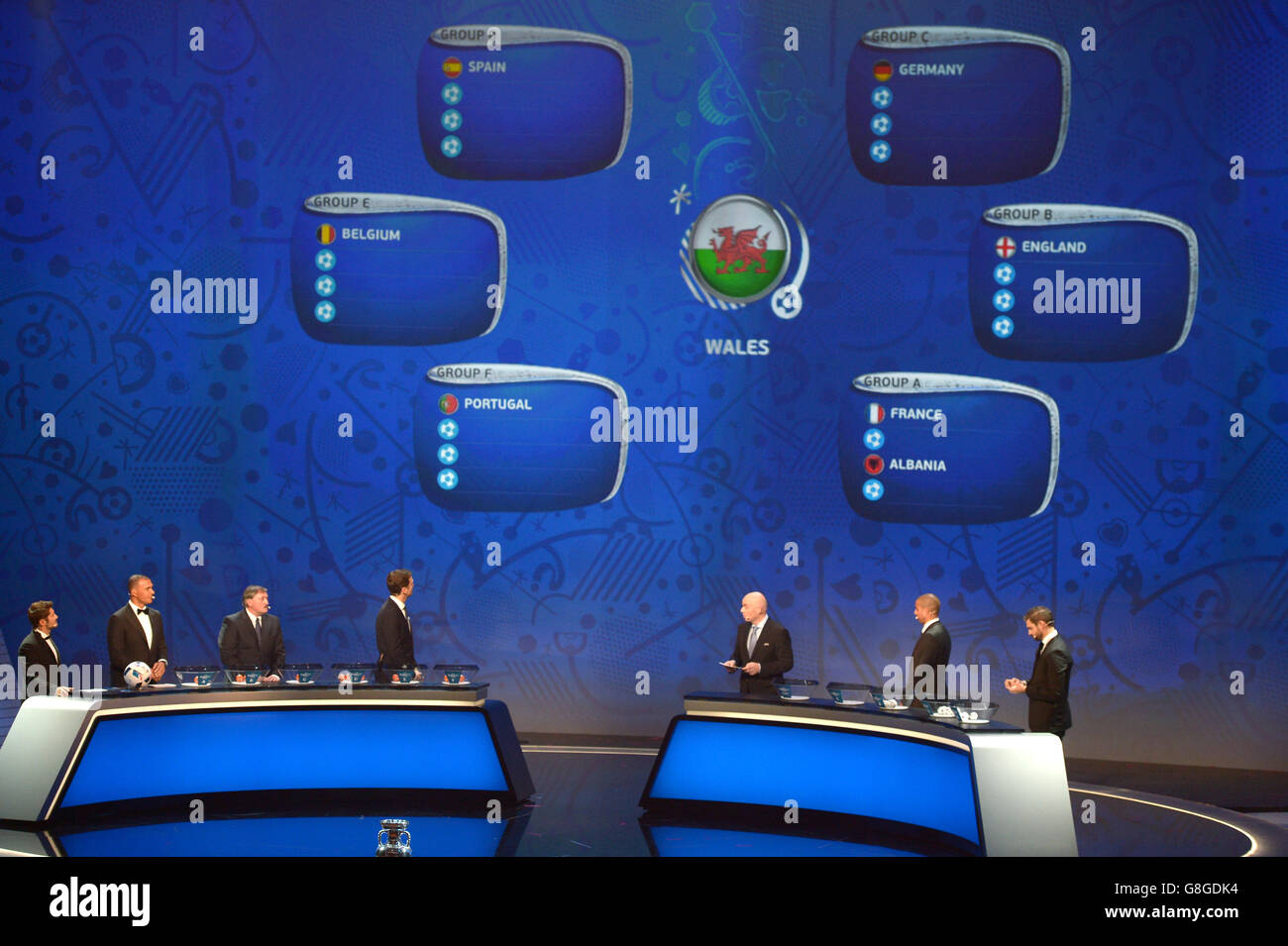 Uefa euro 2016 draw paris hi-res stock photography and images - Alamy