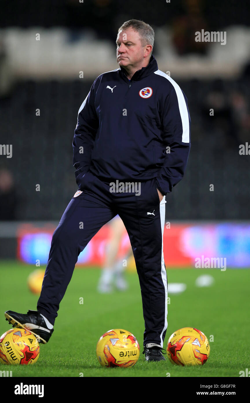 Reading caretaker manager Martin Kuhl during the warm up Stock Photo ...
