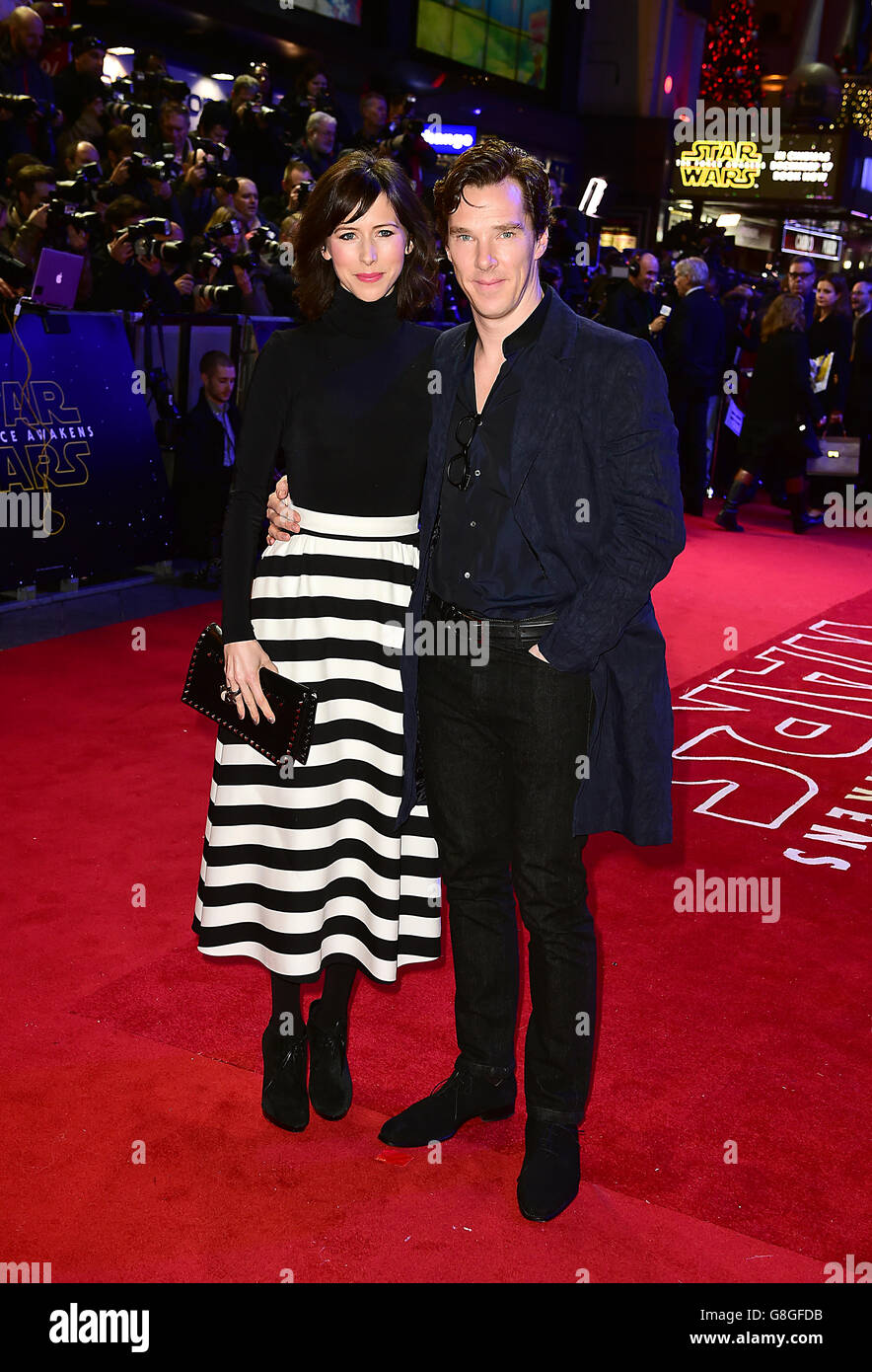 Sophie Hunter and Benedict Cumberbatch attending the Star Wars: The ...