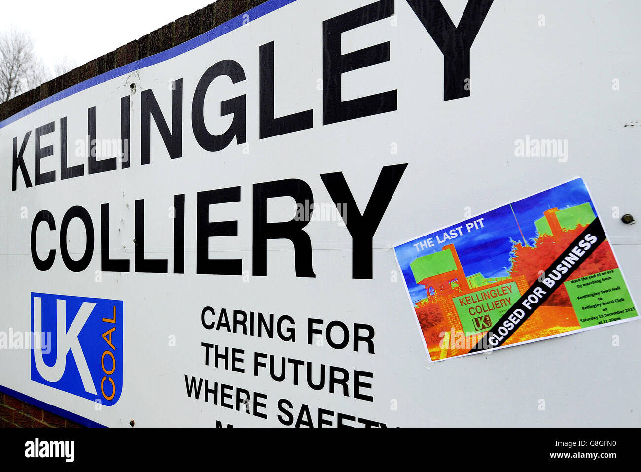 The Last Pit poster produced by local people to mark the closure of ...