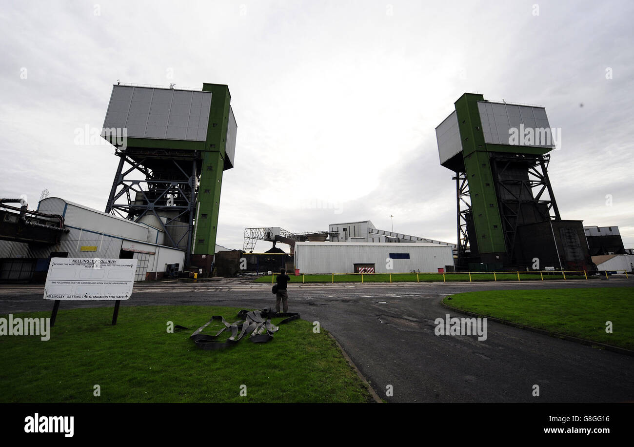 A general view of the kellingley colliery in knottingley hi-res stock ...