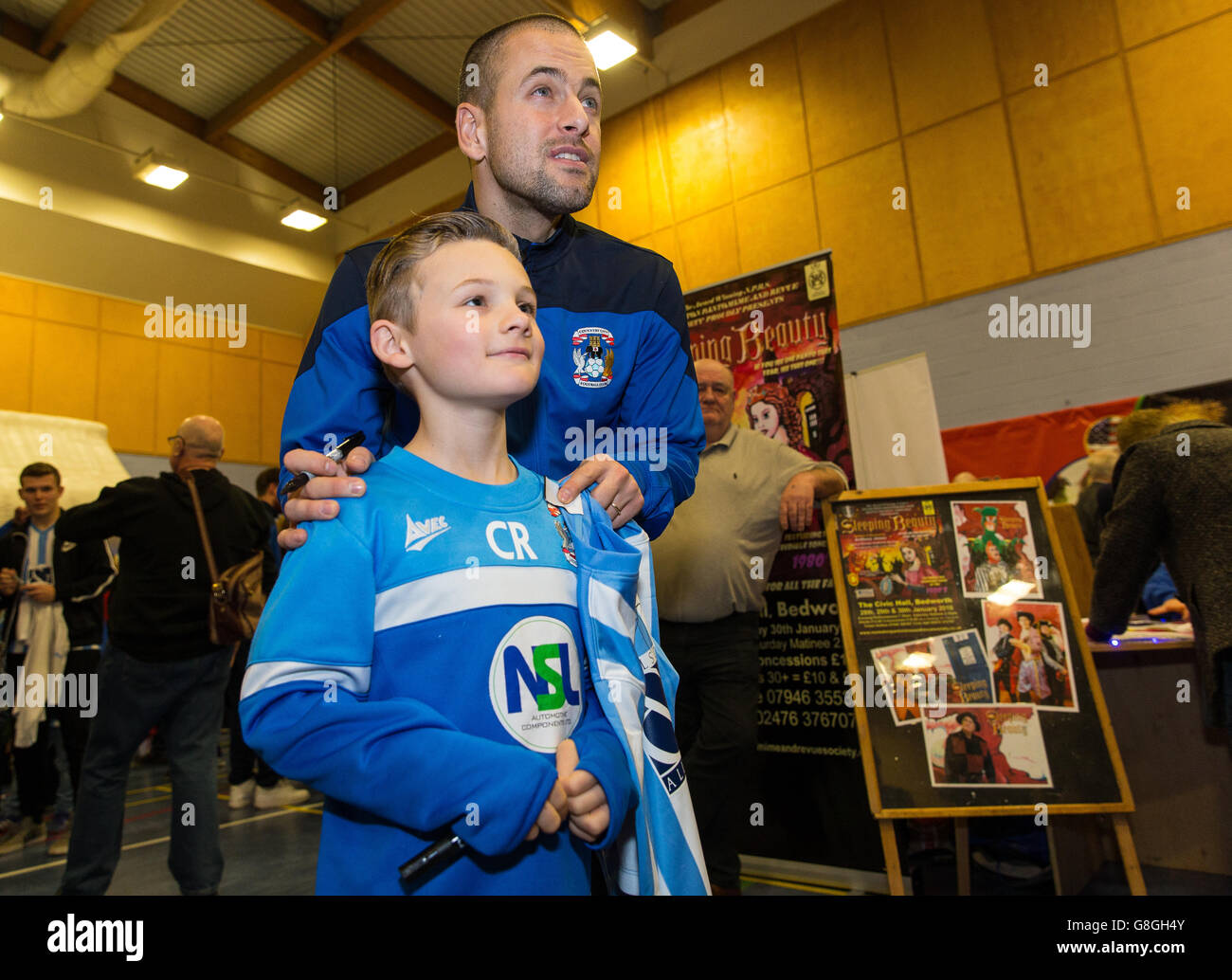 Coventry City's Joe Cole poses for photographs during the Coventry City ...