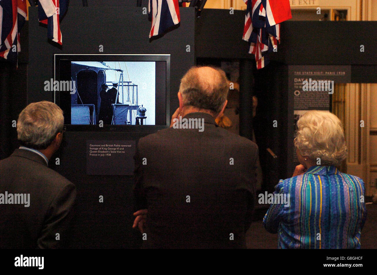 Britain's Queen Elizabeth II is shown Gaumont and British Pathe ...