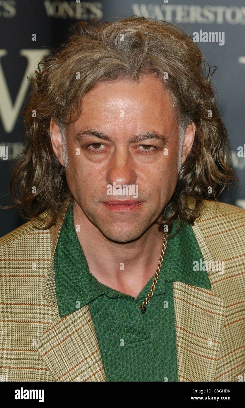 Sir Bob Geldof - Geldof In Africa Signing - Waterstones bookstore ...