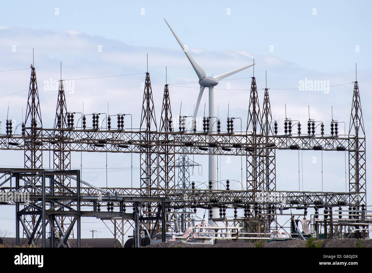 Canada ontario kingston wind turbines hi-res stock photography and ...