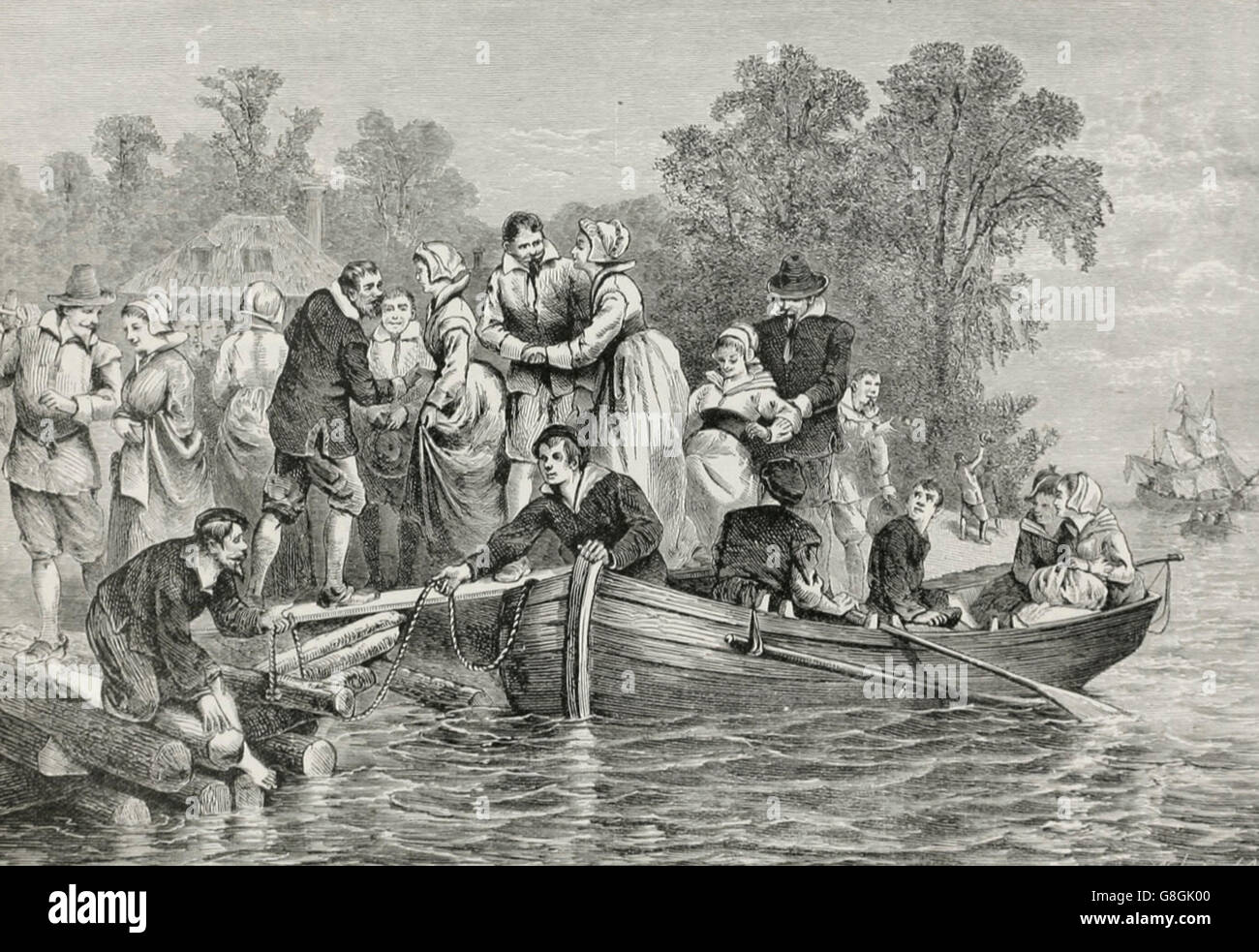 Settlers jamestown hi-res stock photography and images - Alamy