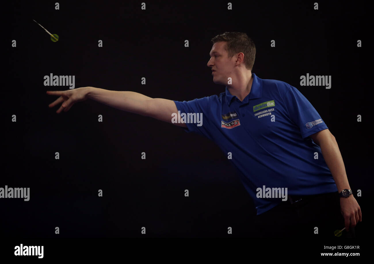 David Pallett in action during the 2nd round match during day ten of ...