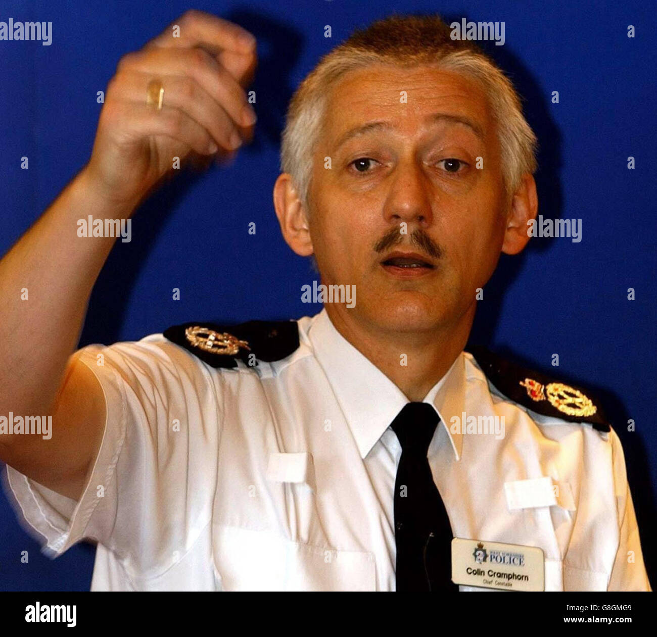 Chief Constable for West Yorkshire Police Colin Cramphorn during a ...