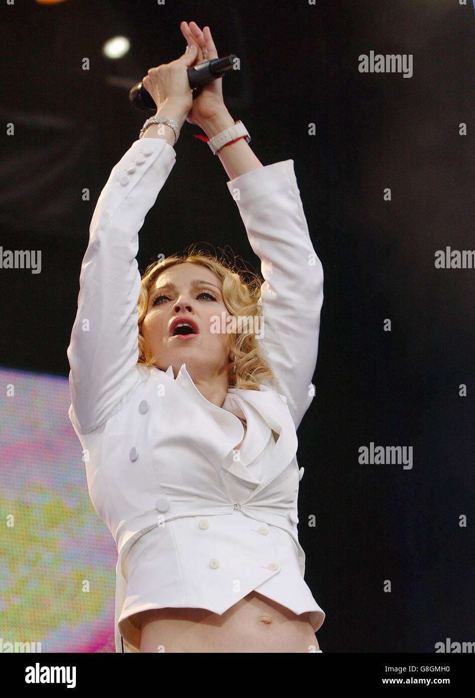 Live 8 Concert - Hyde Park - London Stock Photo - Alamy