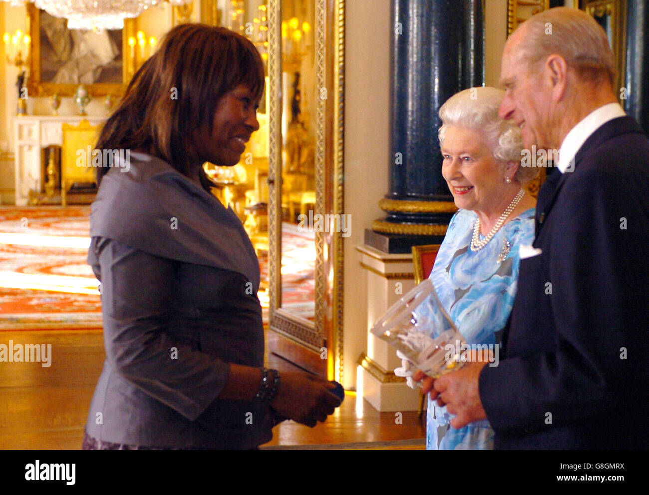 Queens Award for Enterprise Promotion - Buckingham Palace Stock Photo ...