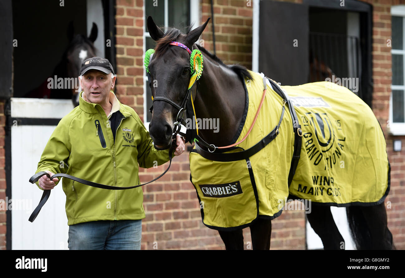 Oliver Sherwood Stable Visit Stock Photo - Alamy