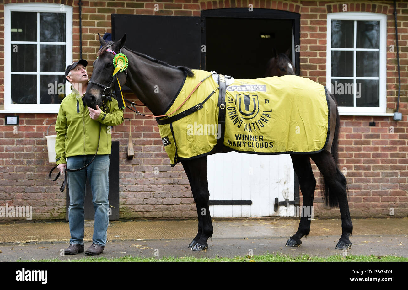 Horse racing oliver sherwood stables visit hi-res stock photography and ...
