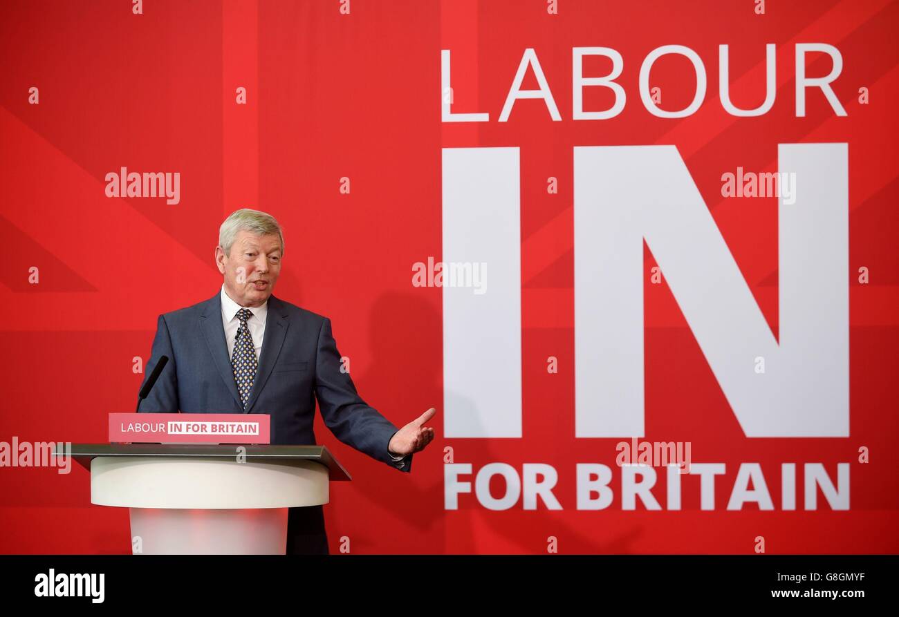 Alan Johnson MP launches the Labour In for Britain Campaign, Labour's ...