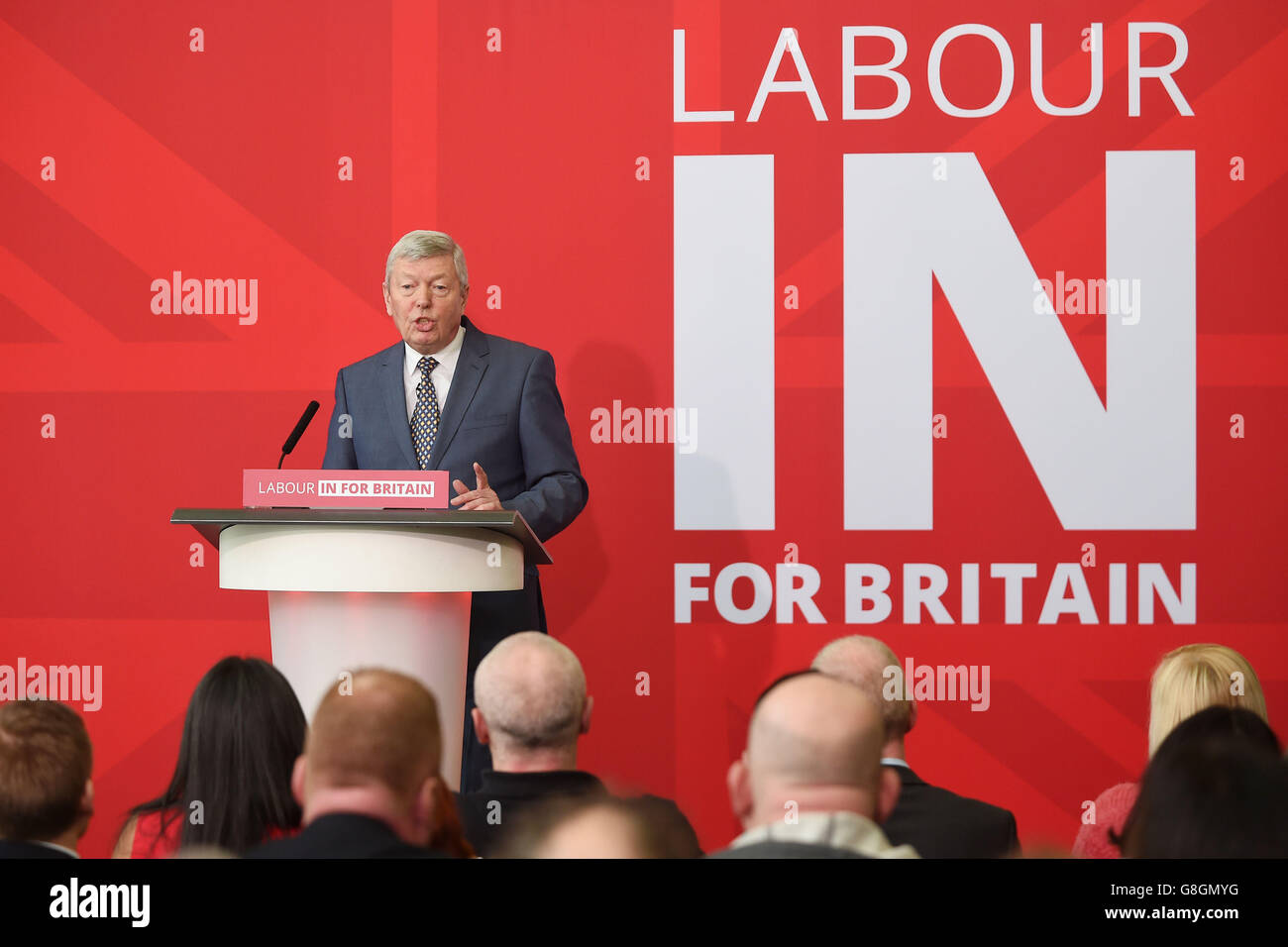 Alan johnson mp launches labour in britain campaign hi-res stock ...
