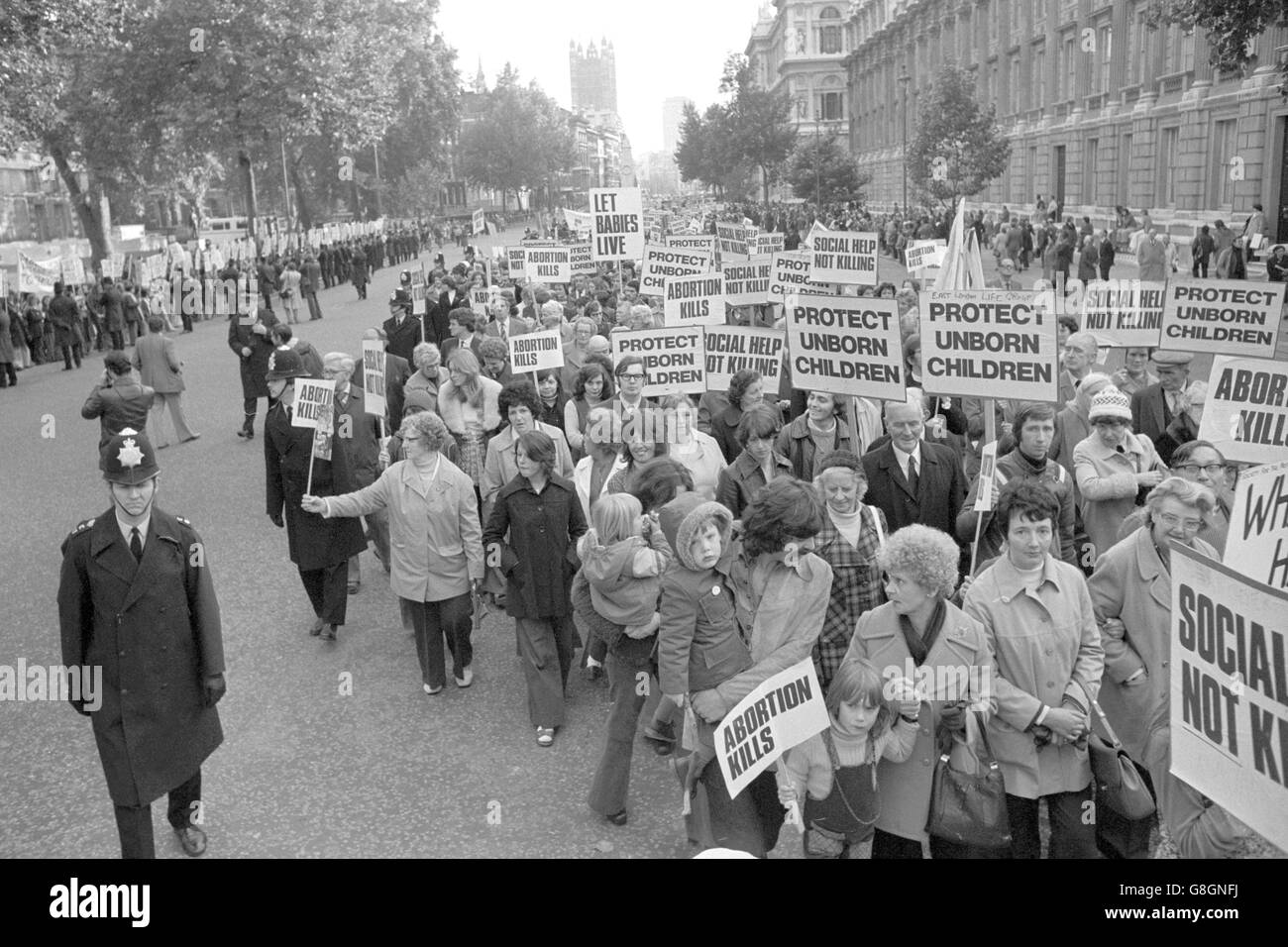 Pro police march Black and White Stock Photos & Images - Alamy
