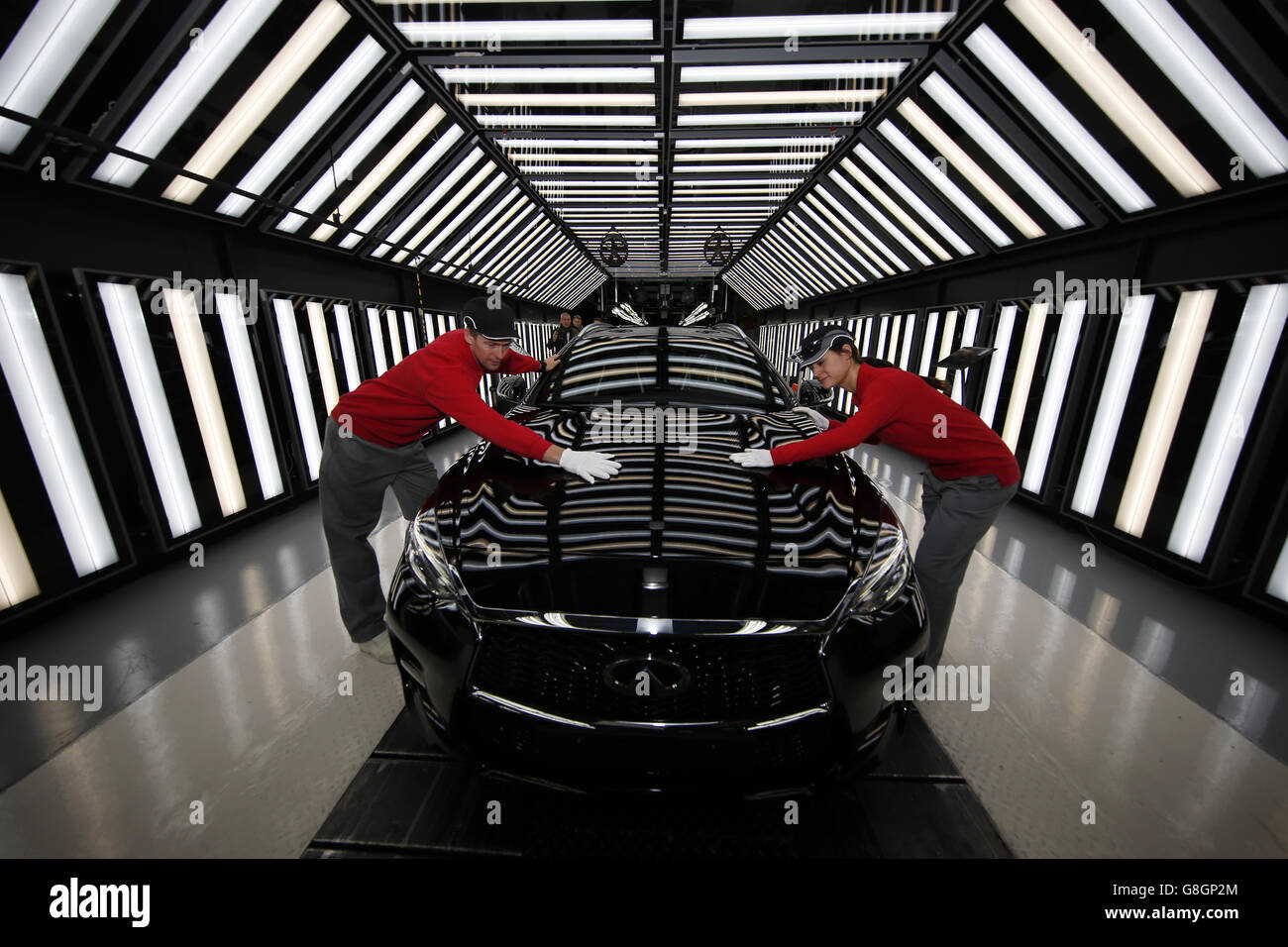 Nissan Infiniti launch Stock Photo - Alamy