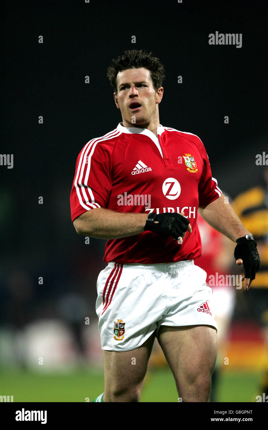 Rugby Union - Taranaki v British & Irish Lions - Yarrow Stadium Stock ...