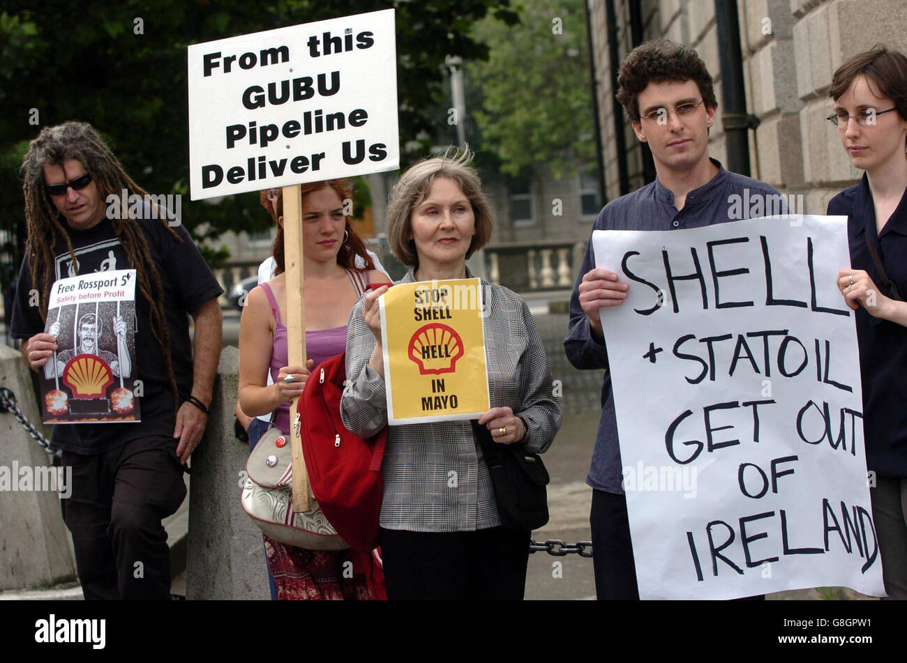 After obstructing the construction of a shell gas pipeline hi-res stock ...