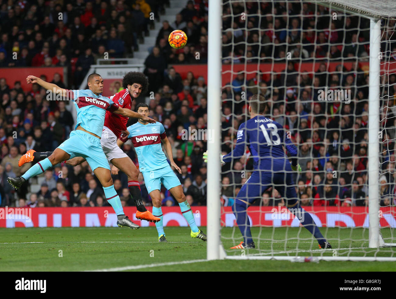 Manchester United v West Ham United - Barclays Premier League - Old Trafford Stock Photo - Alamy