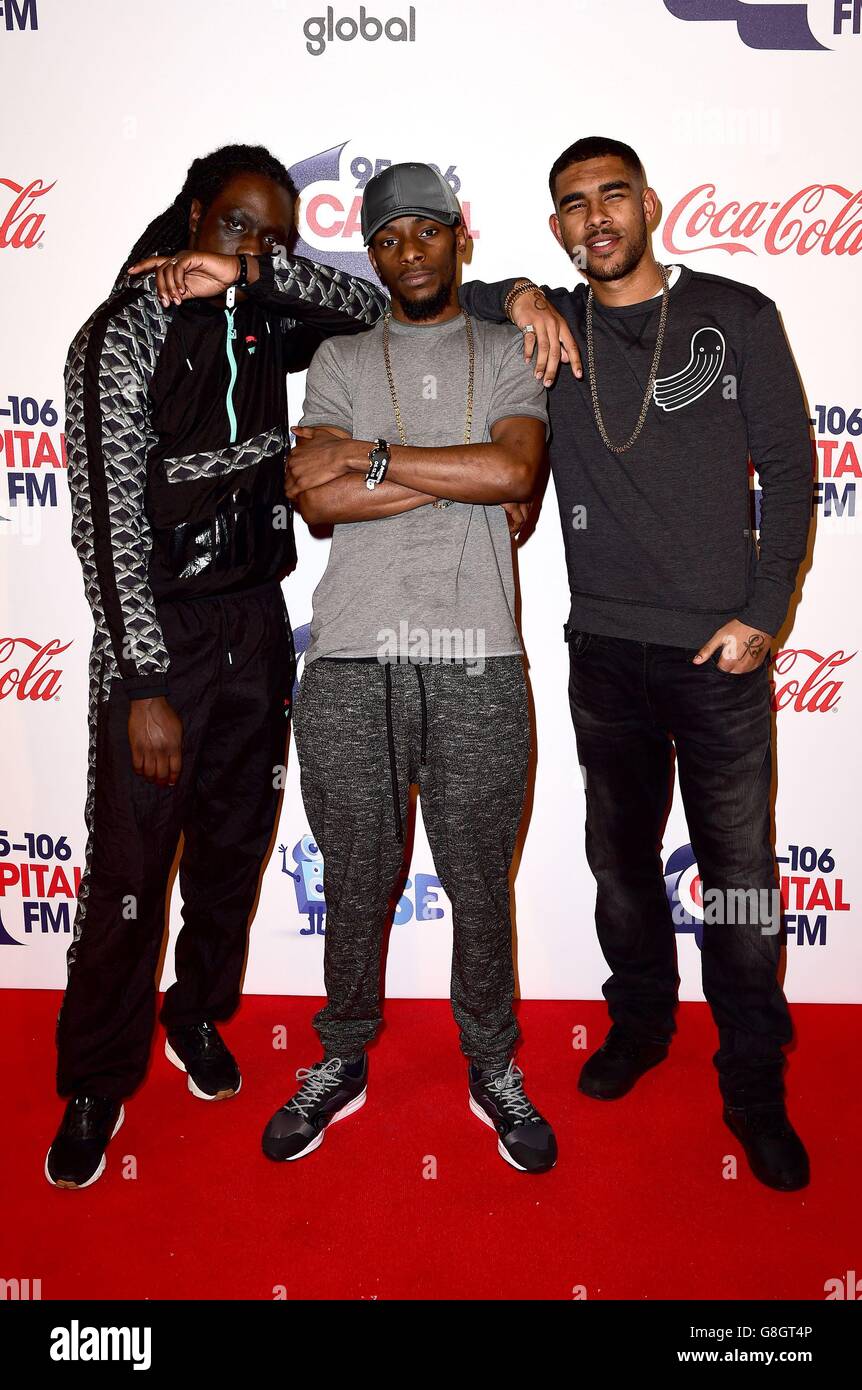 WSTRN attend the Capital FM Jingle Bell Ball 2015 at the O2 Arena ...
