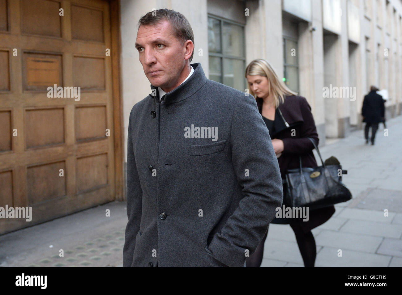 Former Liverpool manager Brendan Rodgers leaves the Central Family ...