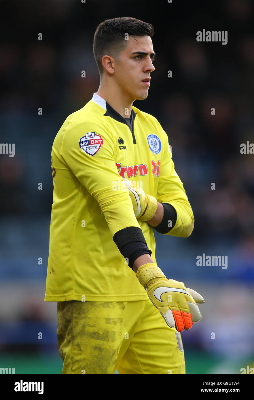 Rochdale goalkeeper Joel Castro Pereira during the Emirates FA Cup ...