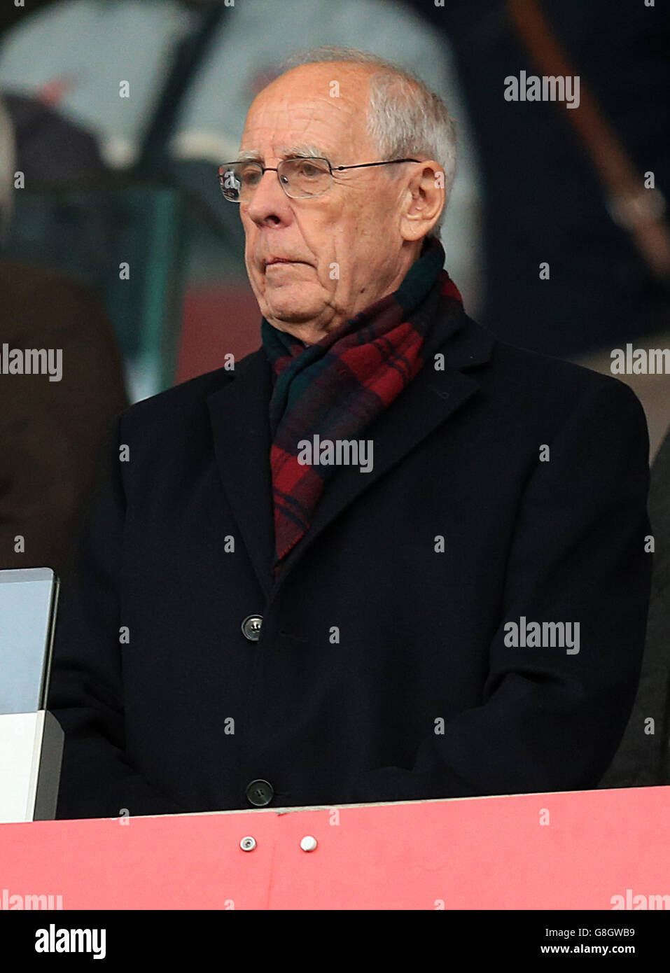 Stoke city chairman peter coates in the stands hi-res stock photography ...