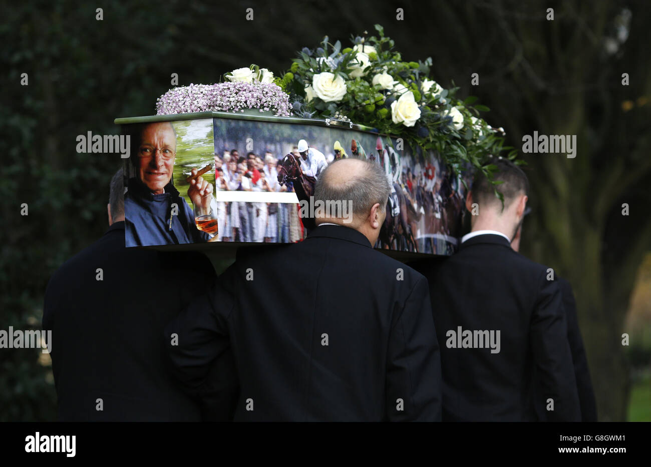 Pat Eddery Funeral Stock Photo - Alamy