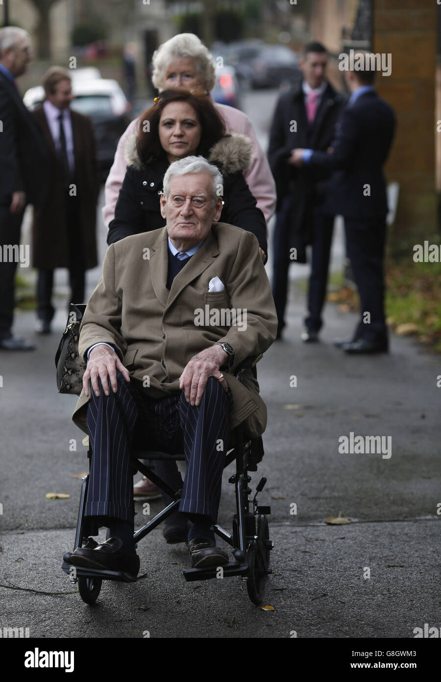 Were the funeral service for pat eddery was held hi-res stock ...